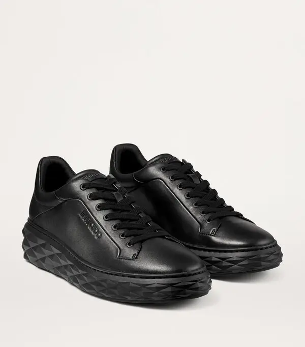 JIMMY CHOO Diamond Maxi Low-top Sneakers - Black