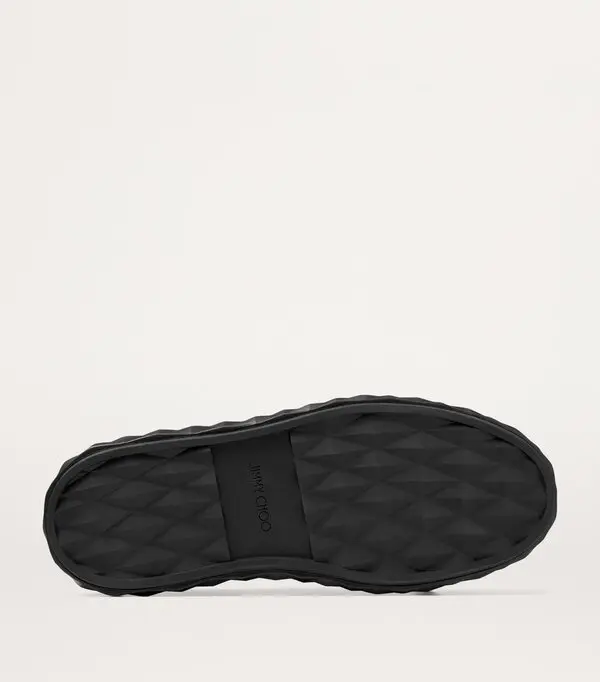 JIMMY CHOO Diamond Maxi Low-top Sneakers - Black