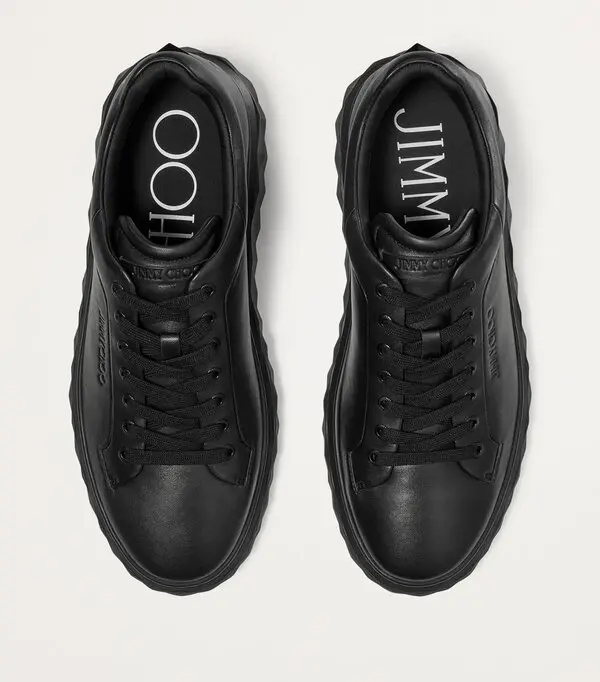 JIMMY CHOO Diamond Maxi Low-top Sneakers - Black