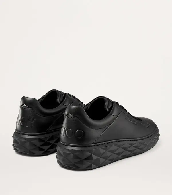 JIMMY CHOO Diamond Maxi Low-top Sneakers - Black