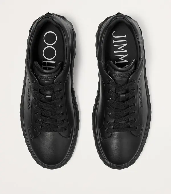 JIMMY CHOO Diamond Maxi Low-top Sneakers - Black