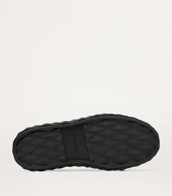 JIMMY CHOO Diamond Maxi Low-top Sneakers - Black