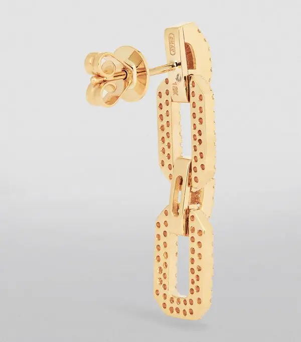 Shay Diamond Deco Chain Earrings