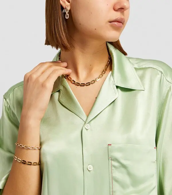 Shay Diamond Deco Chain Earrings