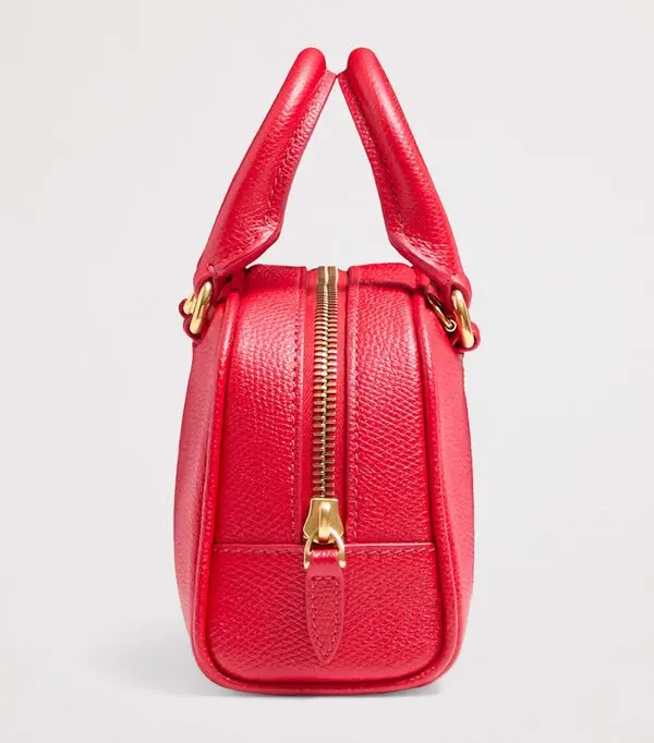 Valentino Garavani Mini Leather Vlogo Signature Top-handle Bag