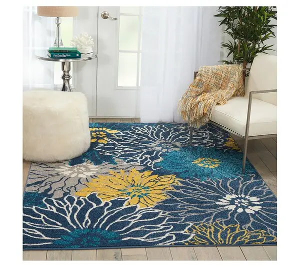 NOURISON HOME Passion 17 Blue 5' X 7' Rug - One-color