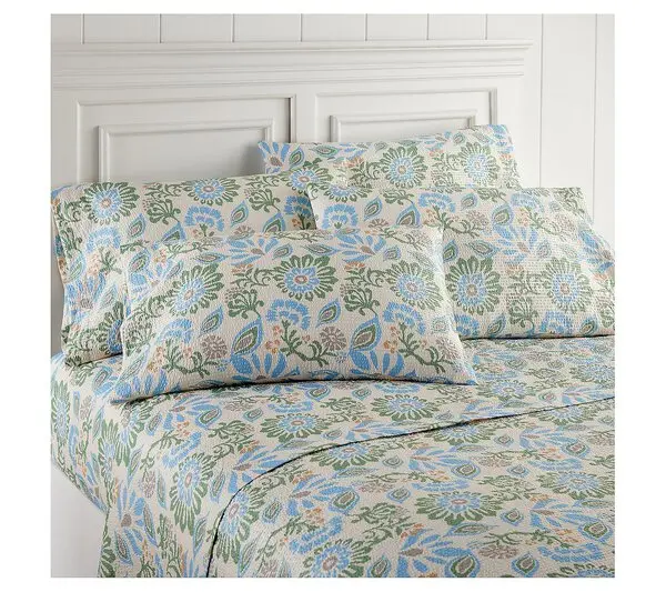 SHAVEL Home Queen Seersucker Sheet Set