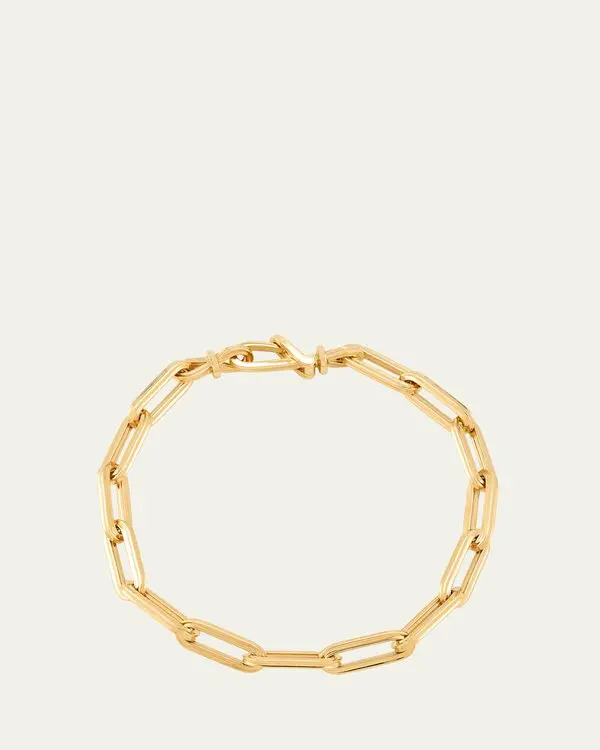 MELLERIO 18k Yellow Rectangular Link Chain Bracelet - Gold