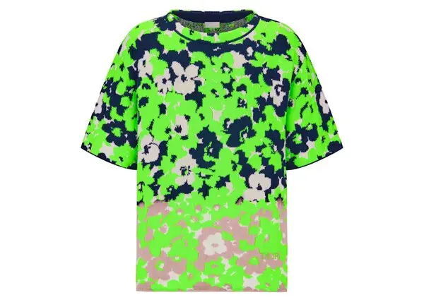 Dior Floral Short-sleeved Sweater