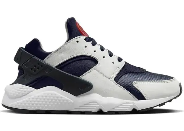 Nike Huarache Sneakers - Dark Obsidian/track Red