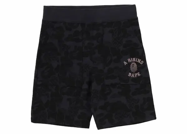 A BATHING APE Camo Sweat Shorts