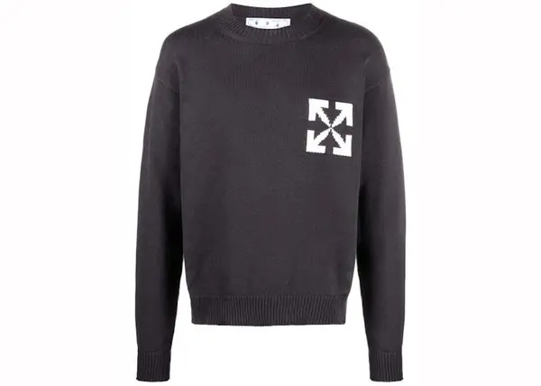 Off-White Arrow Knit Crewneck Sweatshirt