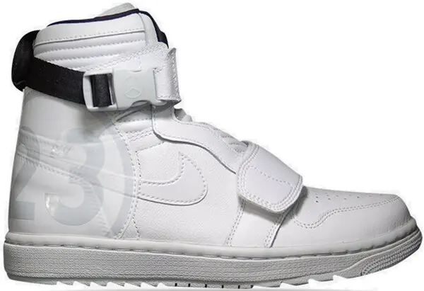 JORDAN 1 Moto High-top Sneakers - White/black