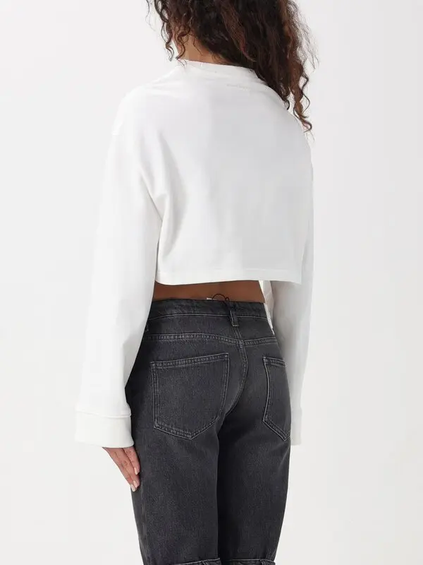COURREGES Cropped Sweatshirt