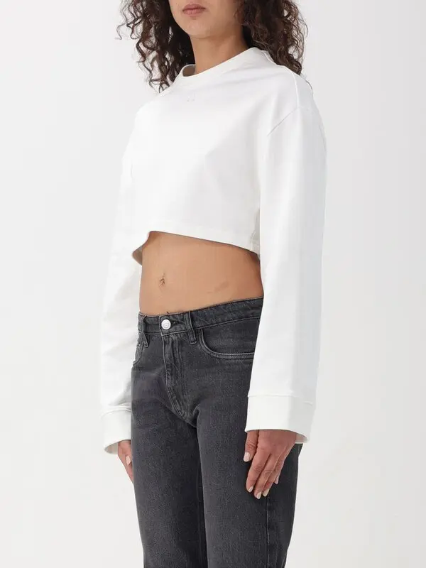 COURREGES Cropped Sweatshirt
