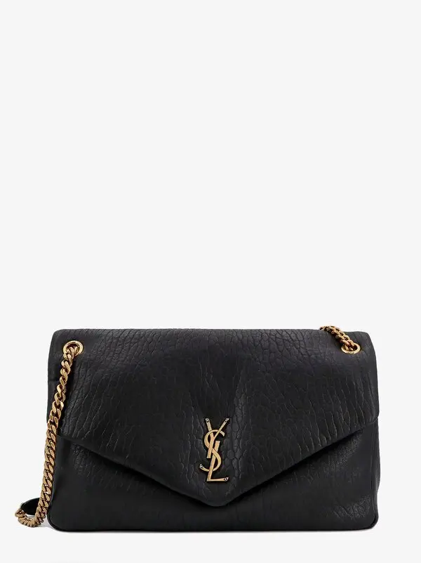 Saint Laurent Calypso Hammered Leather Shoulder Bag