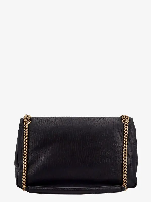 Saint Laurent Calypso Hammered Leather Shoulder Bag