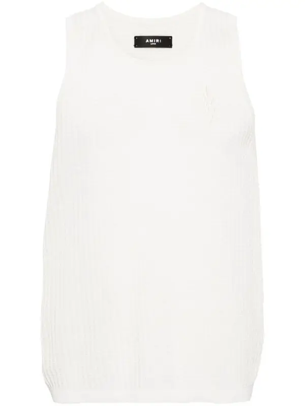 Amiri Logo-embroidered Vest Top