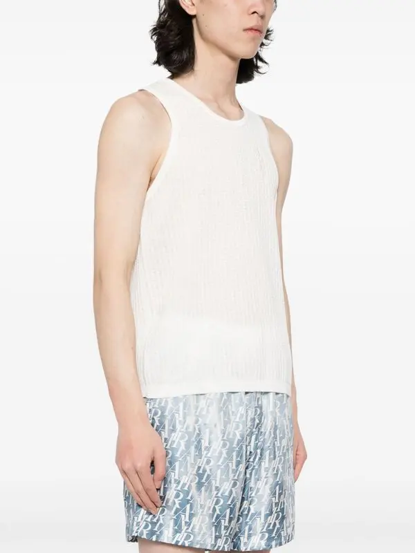 Amiri Logo-embroidered Vest Top