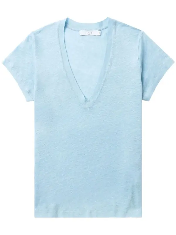 IRO PARIS Rodeo Linen T-shirt - Blue