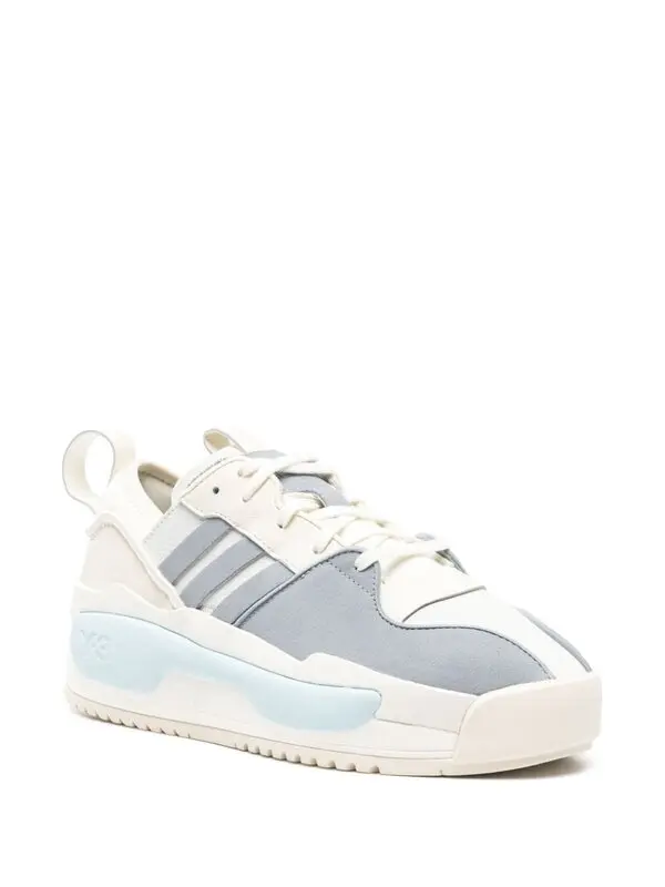 Y3 Rivalry Panelled Sneakers - Neutrals