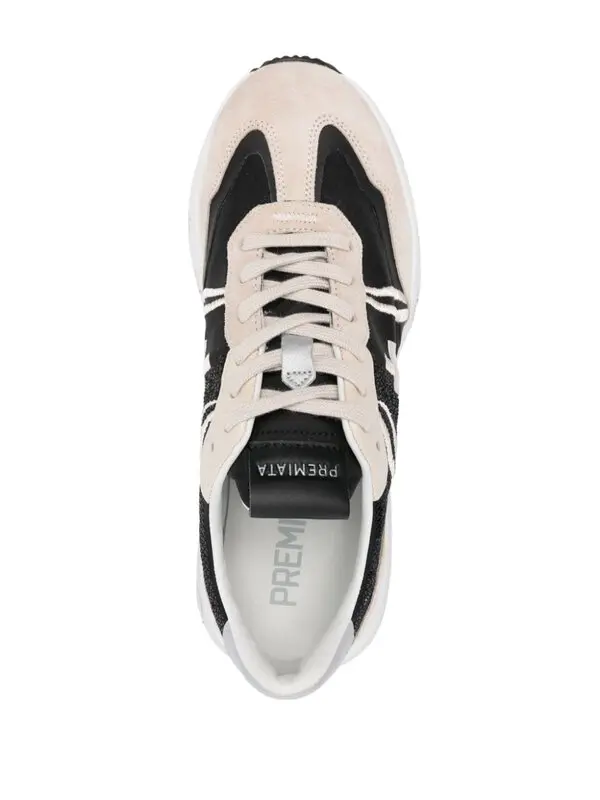Premiata Cassie Sequin-embellished Sneakers