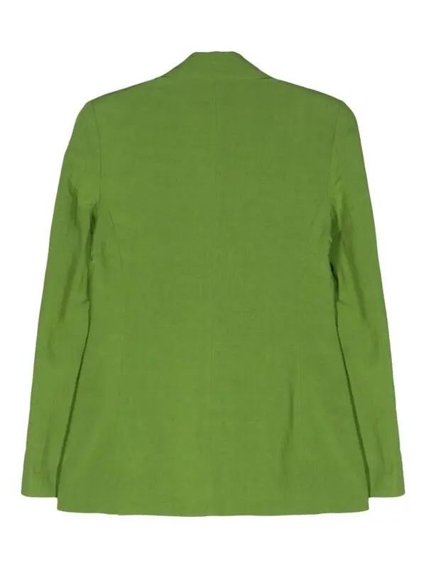 MERCI Notched-lapels Single-breasted Blazer - Green