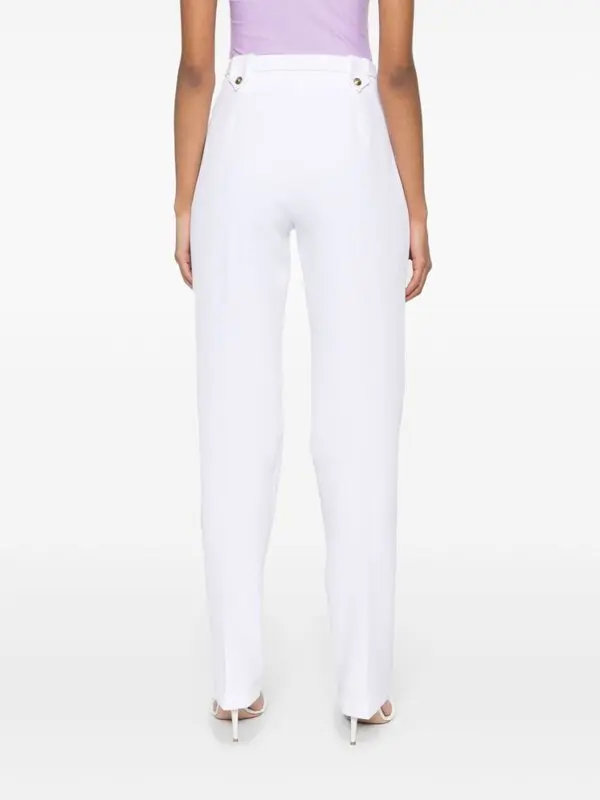 Versace Baroque Buckle Tapered Trousers