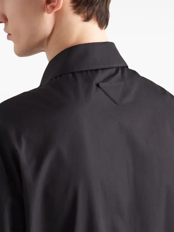 Prada Cotton Zip-up Shirt Jacket