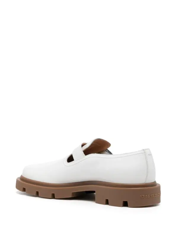 MAISON MARGIELA Ivy Leather Monk Loafers