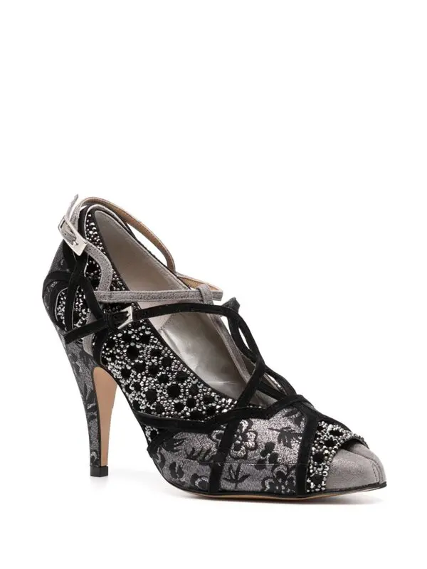 MAISON MARGIELA 70mm Tabi Monster Velvet Pumps