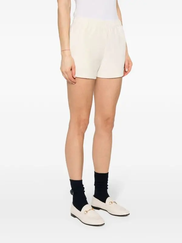 SPORTY & RICH Velour Mini Shorts
