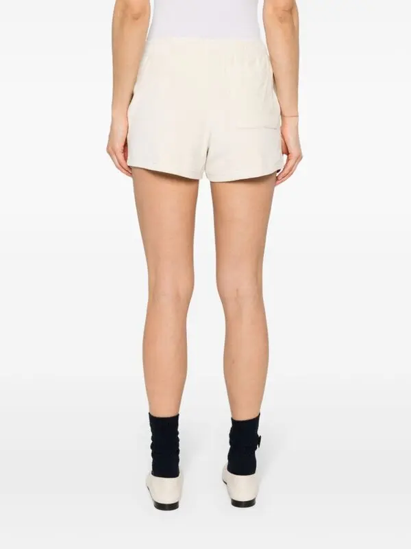 SPORTY & RICH Velour Mini Shorts
