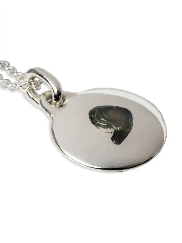 PARTS OF FOUR Disk Pendant Necklace - Silver