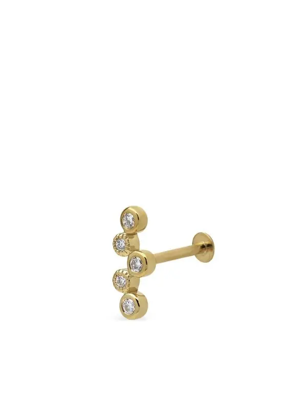 LARK & BERRY 14kt Yellow Constellation Diamond Stud Earring - Gold