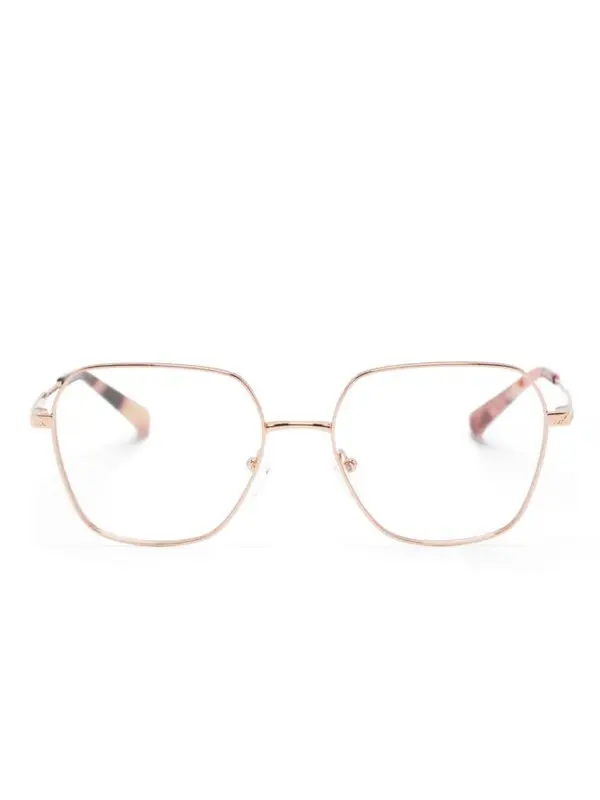 Michael Kors Avignon Geometric-frame Glasses - Pink