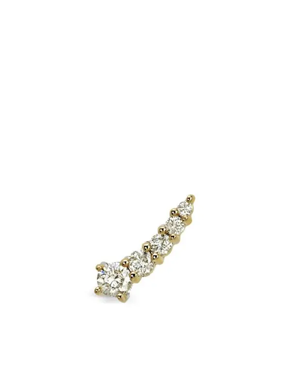 LARK & BERRY 14kt Yellow Diamond Shooting Star Stud Earring - Gold