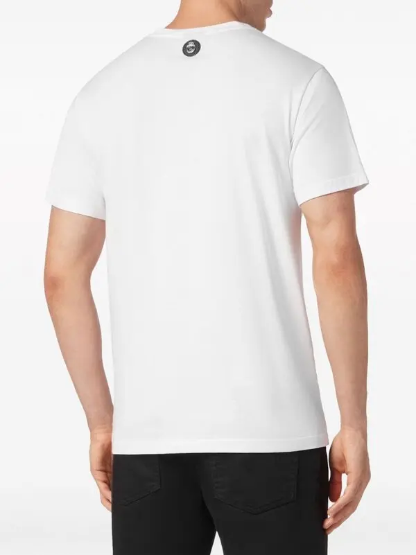 BILLIONAIRE Logo-print Cotton T-shirt - White