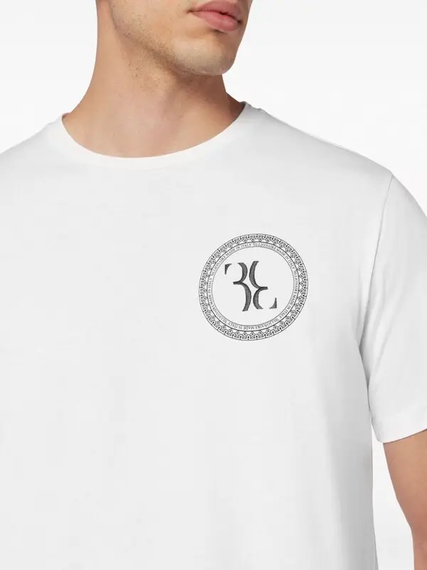 BILLIONAIRE Logo-print Cotton T-shirt - White