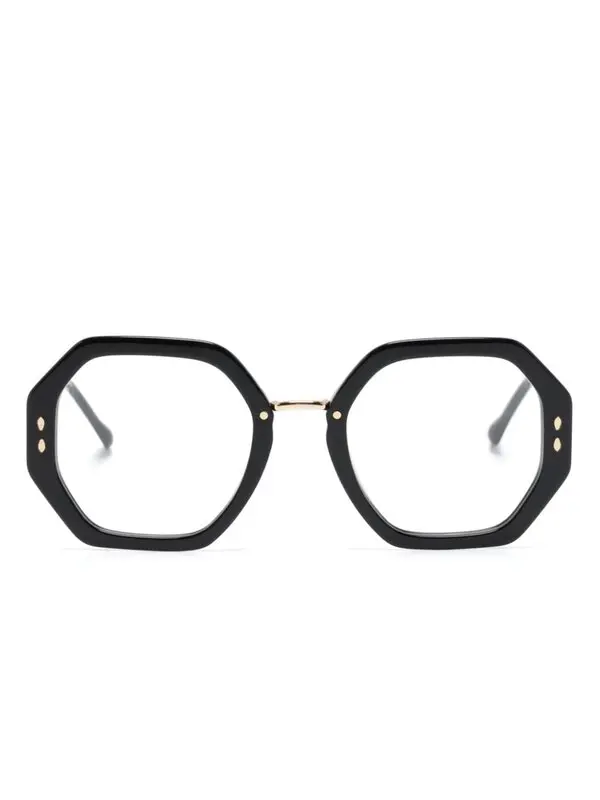 Isabel Marant Geometric-frame Glasses - Black