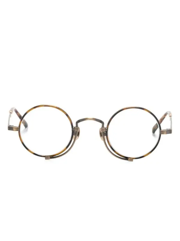 Matsuda 10103hi Round-frame Glasses - Brown