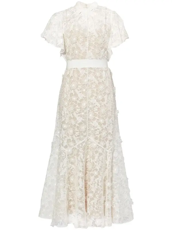 Erdem Celestina Cutwork-organza Dress