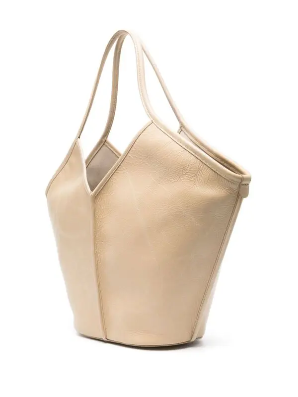 Hereu Calella Distressed Leather Tote Bag
