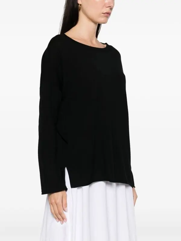 ALLUDE Boat-neck Virgin-wool Jumper