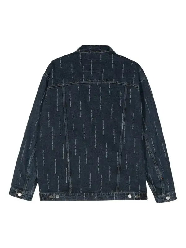 Martine Rose Embroidered Denim Jacket