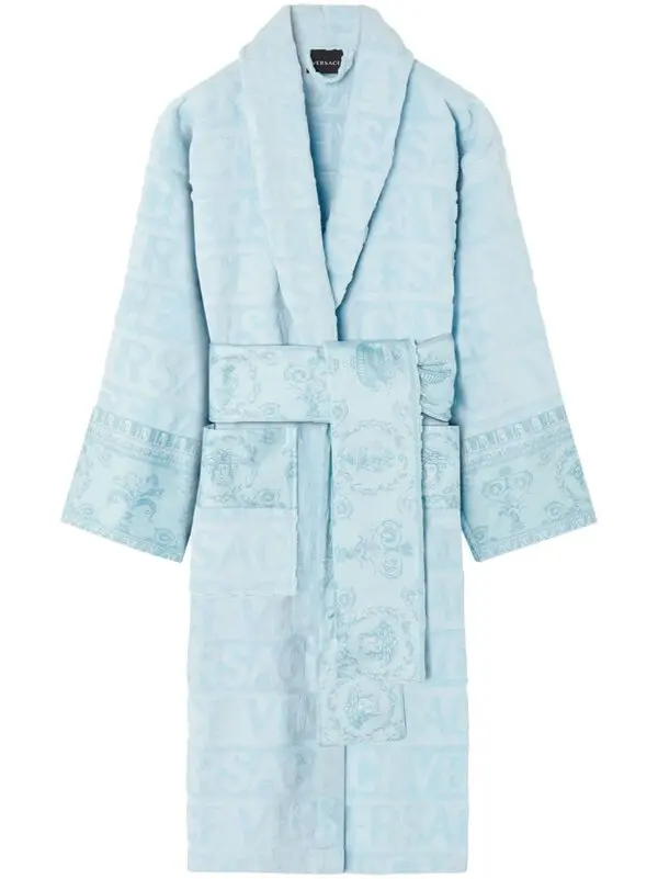 Versace I Love Baroque Bathrobe - Blue