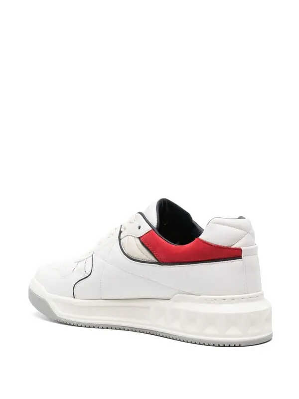 Valentino Garavani One Stud Leather Sneakers