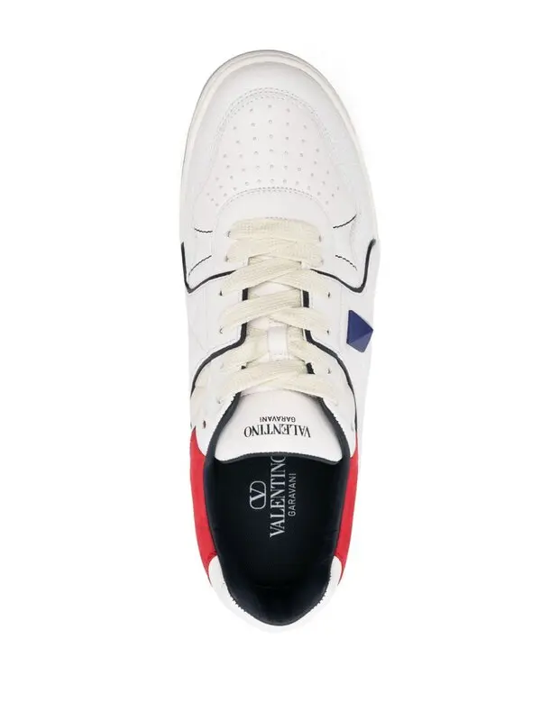 Valentino Garavani One Stud Leather Sneakers