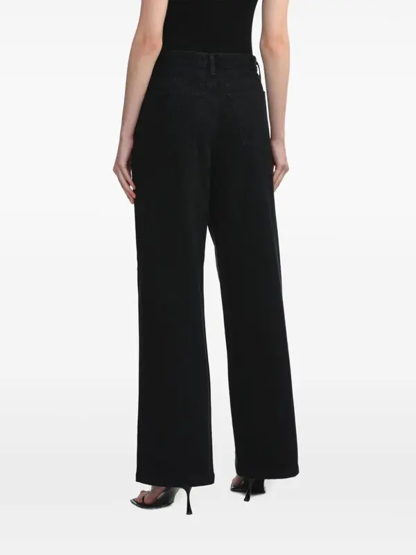AGOLDE Ellis Wide-leg Jeans - Black