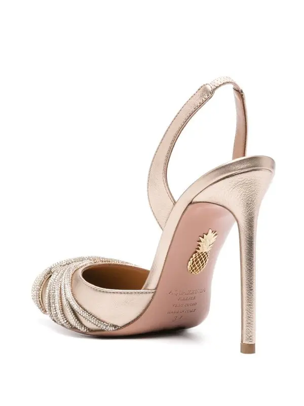 AQUAZZURA Gatsby 105mm Slingback Pumps